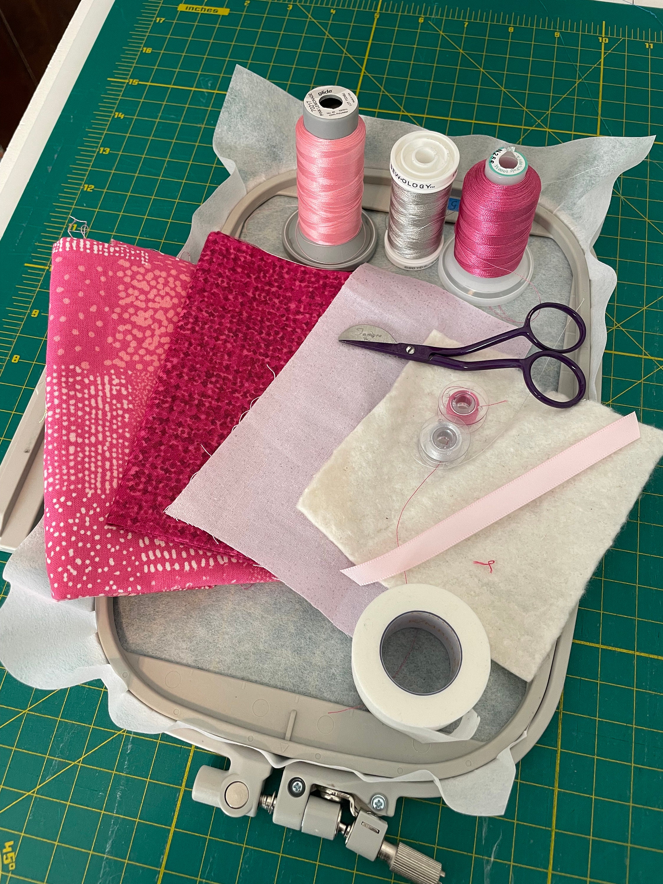 Sewing Machine Name Tag Applique Embroidery Design, Customizable, in ...