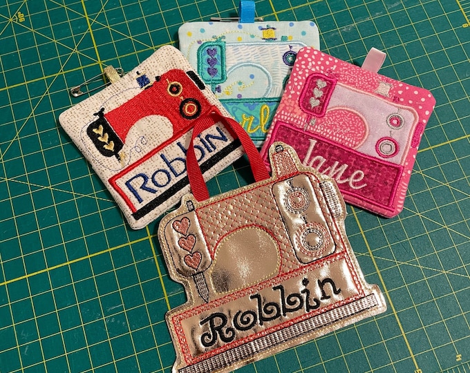 Sewing Machine Name Tag Bundle for Embroidery Machines - Etsy