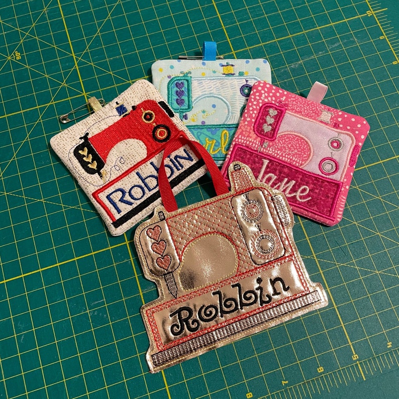 Sewing Machine Name Tag Bundle for Embroidery Machines - Etsy