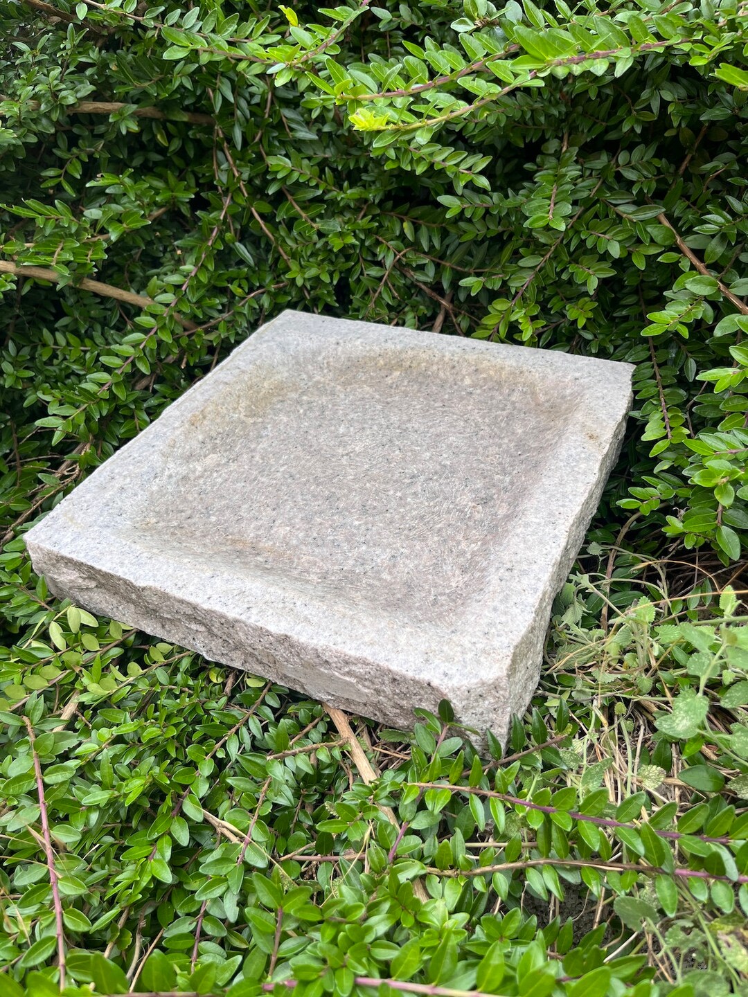Bird Bath Bird Bath Granite Stone Garden Decoration Insect Potions ...