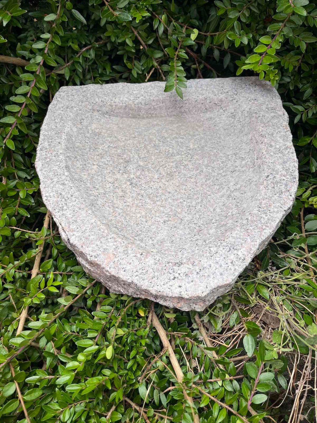 Bird Bath Bird Bath Granite Stone Garden Decoration Insect Potions ...