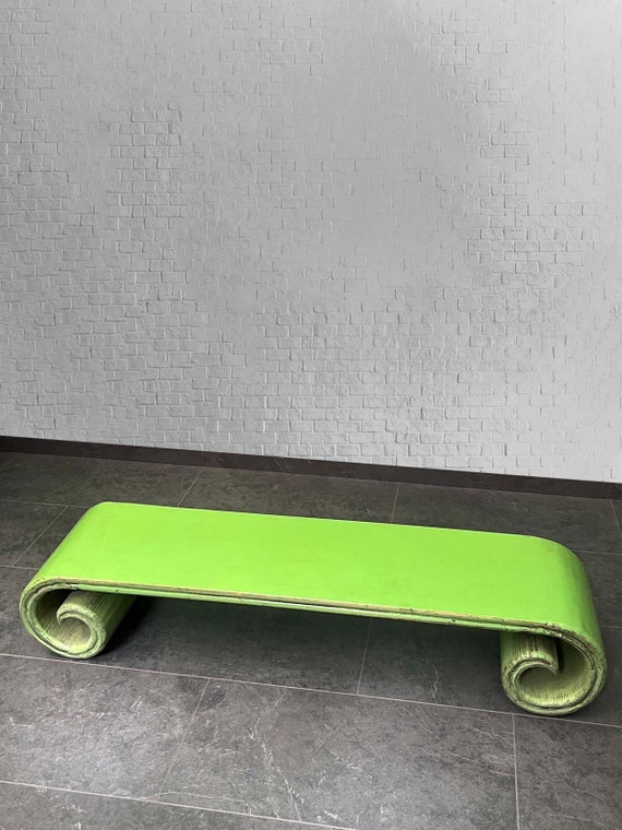 Lowboard Opiumstyle China Altar Table Sideboard Green Elm Wood - Etsy