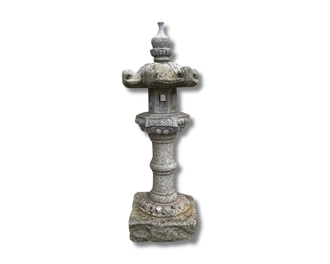 Japanese Granite Stone Lantern 82 Cm Garden Pagoda Natural - Etsy