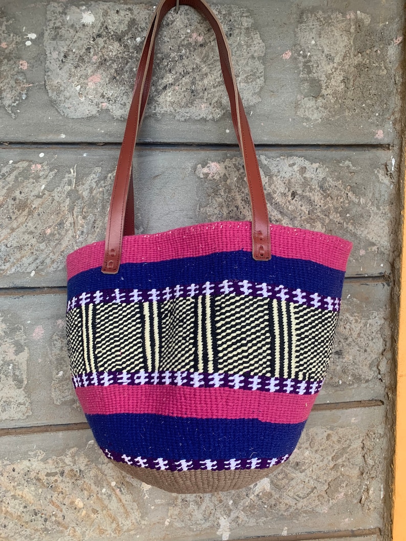 African Sisal Bag/sisal Basket/ Kiondo Handbag /beach Bag - Etsy