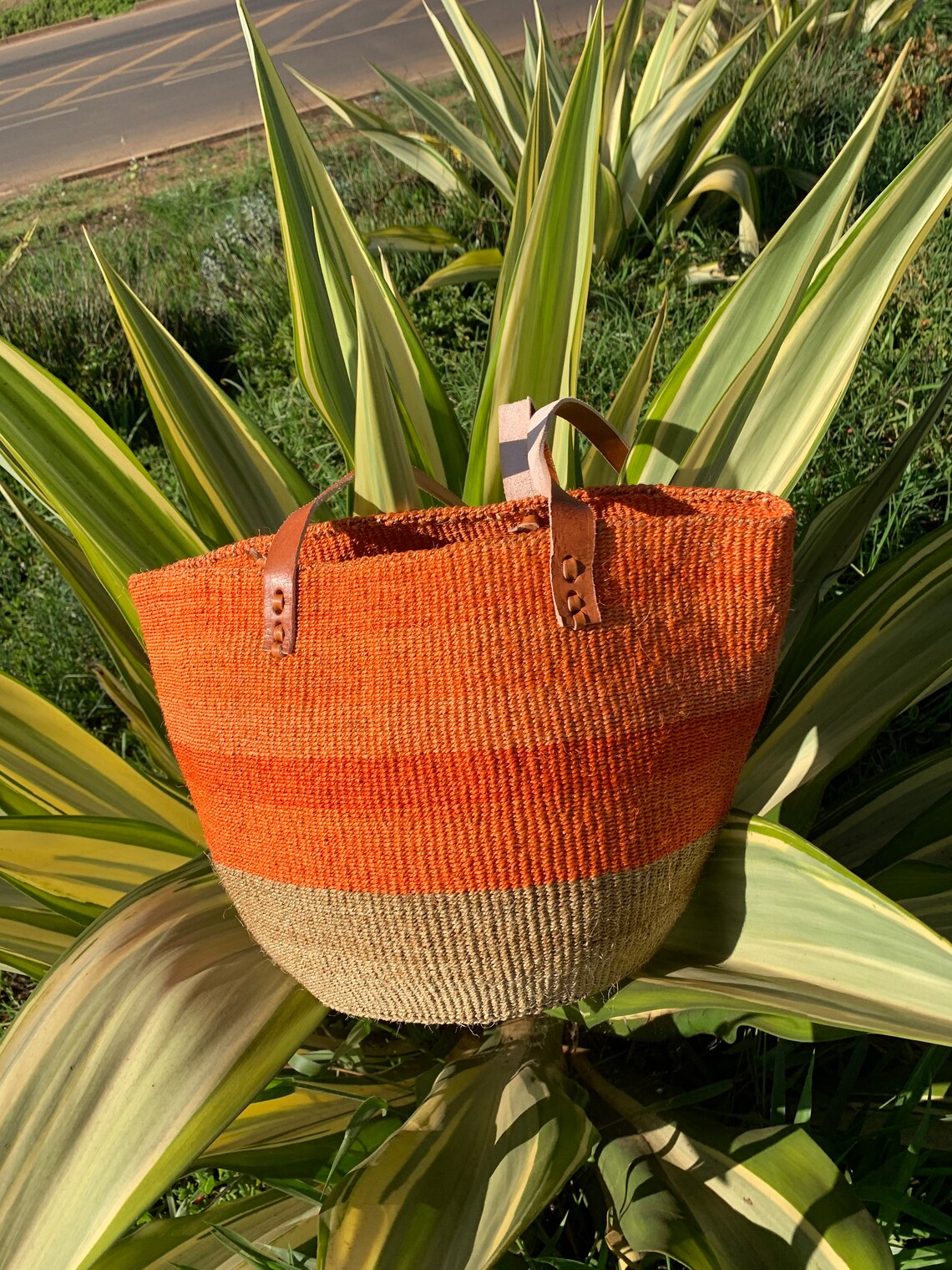 Gift for Her African Sisal Bag Sisal Basket Kiondo Handbag | Etsy