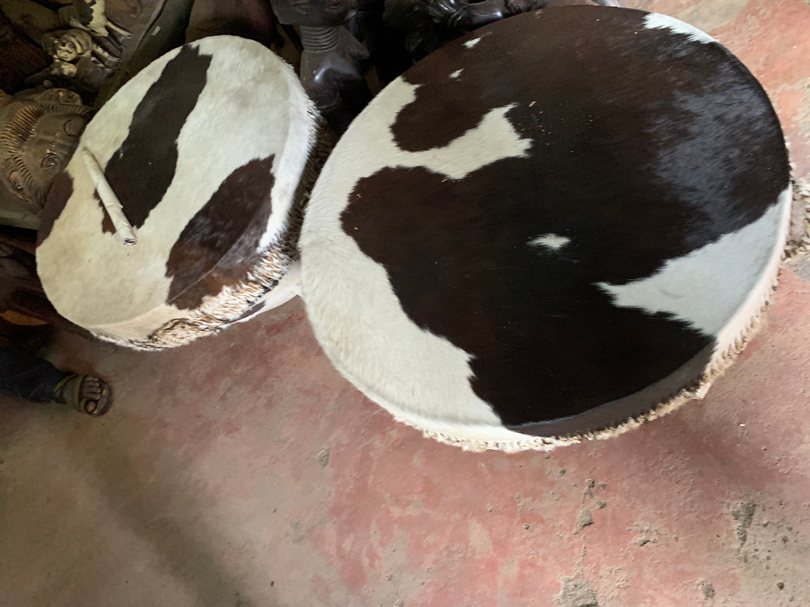 Coffee Table Drum Drum leather Drum African Leather Drum - Etsy