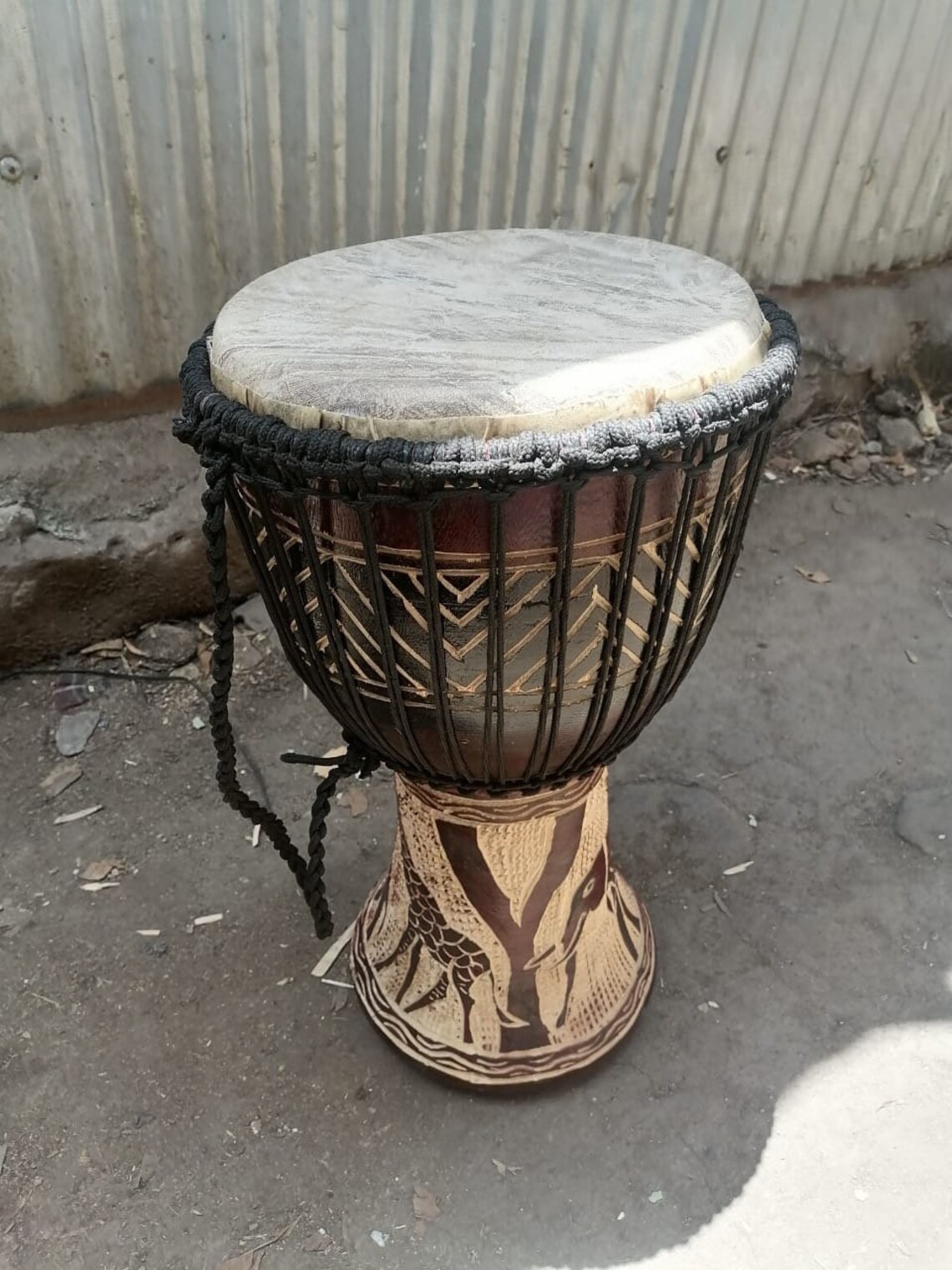 African Jembe Drum Drum leather Drum African Leather Drum - Etsy