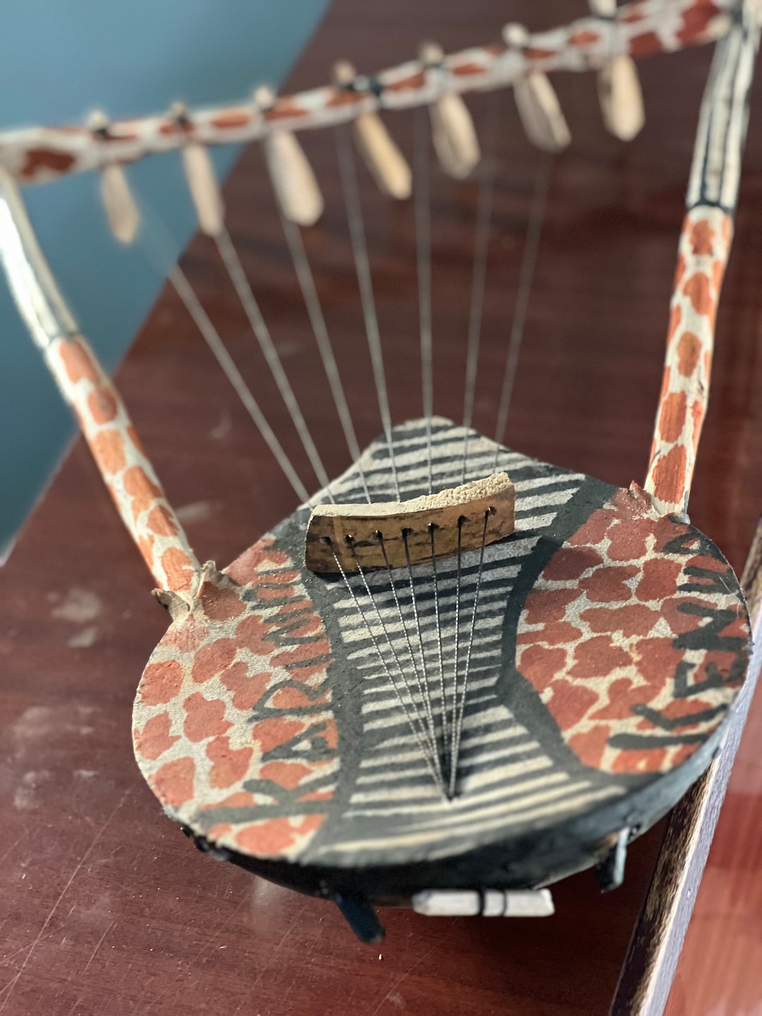 8 String African Guitor, Musical Instrument, Home Decor, Nyatiti, FREE ...