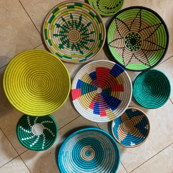 Rwanda Basket Wall Decor - Etsy
