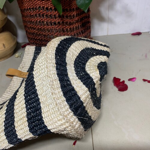 African Sisal Bag/sisal Basket/ Kiondo Handbag /beach Bag - Etsy
