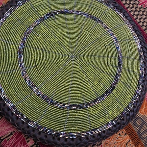Beaded Leather Table Mats,african Table Mats,maasai Table Mats,maasai ...