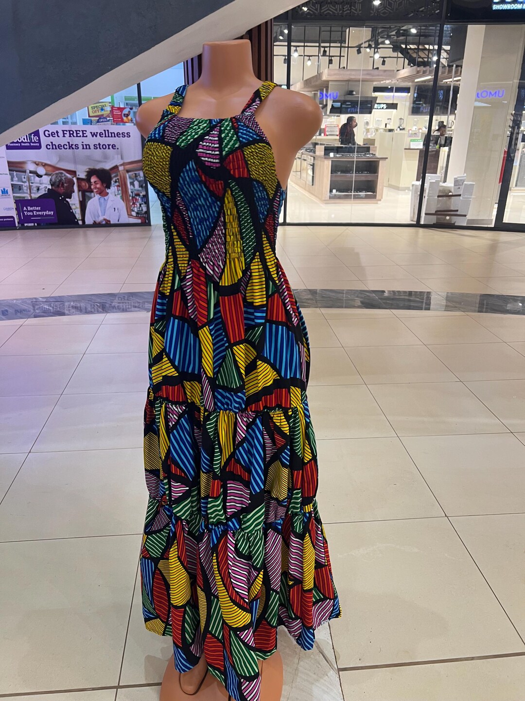 African Dress, Maxi Dress, Free Size Dress, Kitenge Dress - Etsy