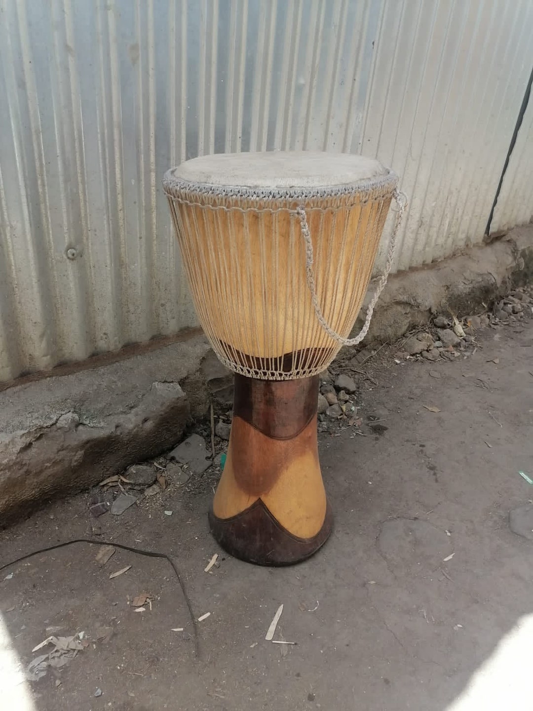 African Jembe Drum, Drum ,leather Drum , African Leather Drum, Kanyan ...