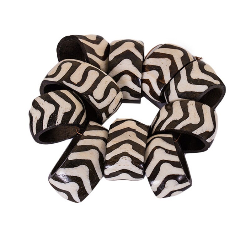African Napkin Rings - Etsy