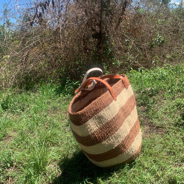 Sisal Basket - Etsy