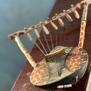 8 String African Guitor, Musical Instrument, Home Decor, Nyatiti, FREE ...