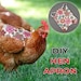 Chicken Saddle Sewing Pattern and Tutorial, Hen Apron Sewing Pattern ...