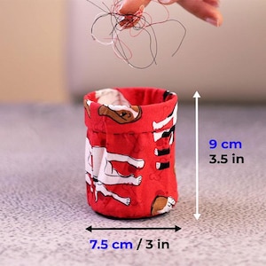 Sewing Thread Catcher Sewing Pattern and Tutorial, Collapsible Thread ...