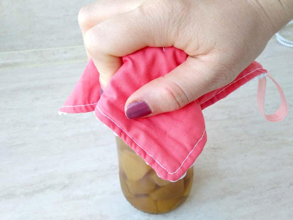 Jar Opener Sewing Pattern and Tutorial in 2 Sizes, Jar Gripper Sewing ...