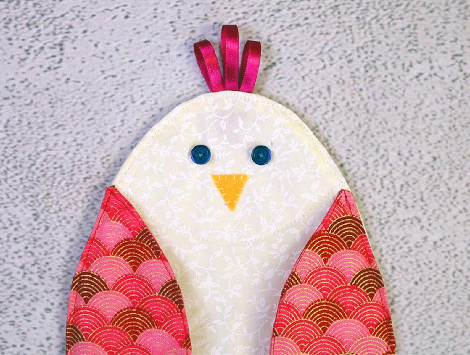 Chicken Potholder Sewing Pattern and Tutorial, Easter Sewing Pattern ...