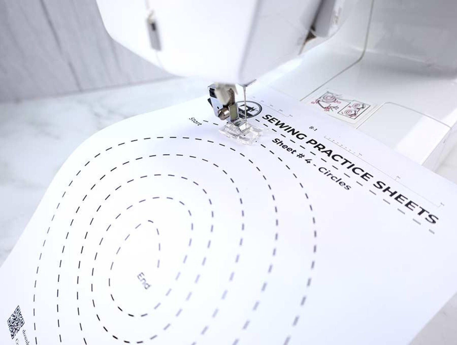 Printable Sewing Practique Sheets, Beginner Sewing Practice Pages ...