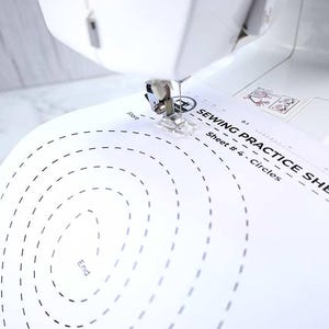 Printable Sewing Practique Sheets, Beginner Sewing Practice Pages ...