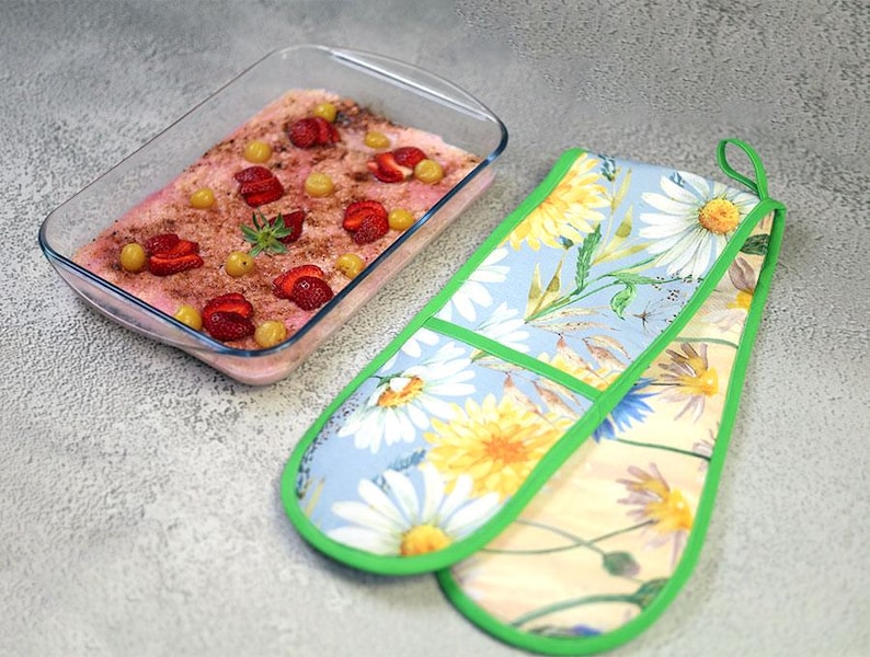 Double Oven Mitt Sewing Pattern and Tutorial, Double Oven Mitt Pattern ...