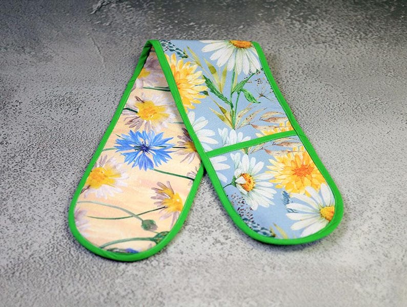 Double Oven Mitt Sewing Pattern and Tutorial, Double Oven Mitt Pattern ...