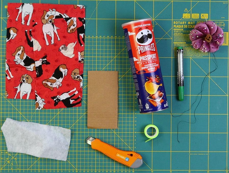Sewing Thread Catcher Sewing Pattern and Tutorial, Collapsible Thread ...