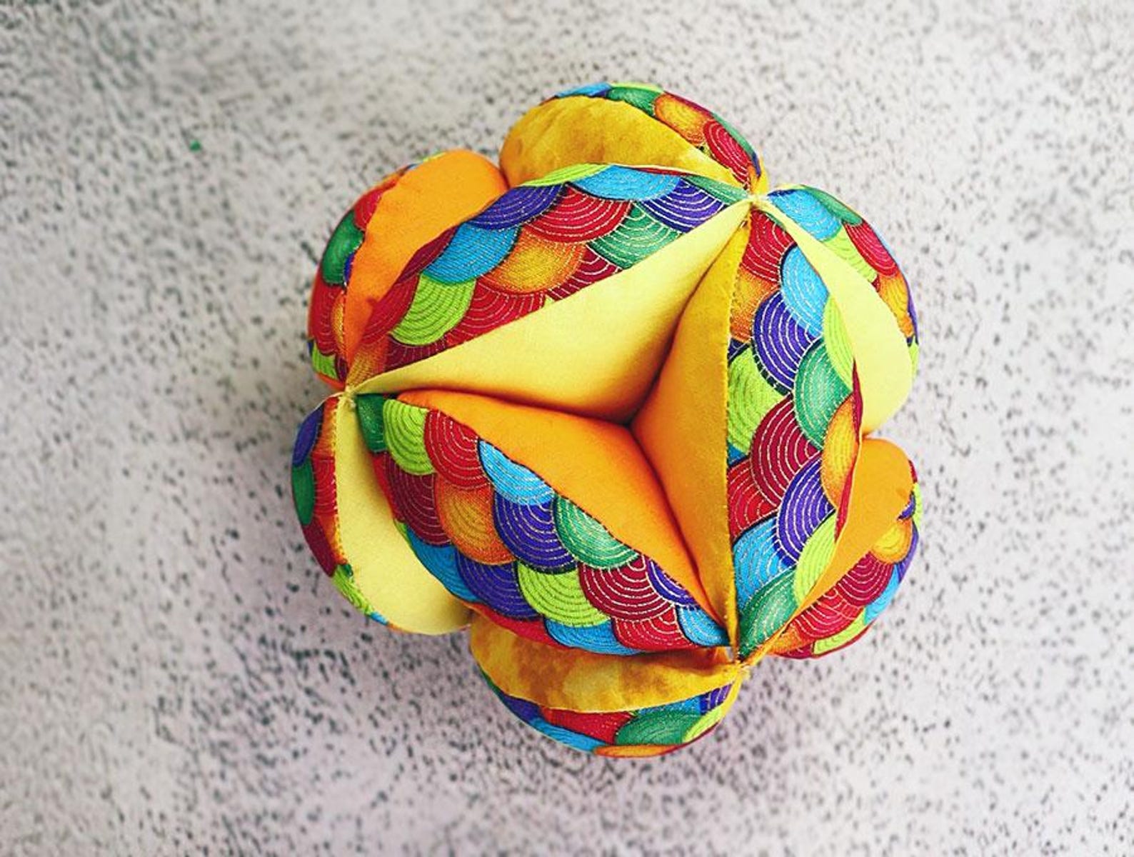 Montessori Puzzle Ball Sewing Pattern and Tutorial, Sensory Tactile ...