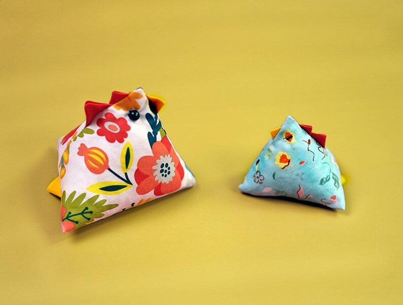 Chicken Sewing Pattern and Tutorial, 2 SIZES | Easter Sewing Pattern ...