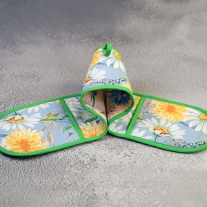 Double Oven Mitt Sewing Pattern and Tutorial, Double Oven Mitt Pattern ...