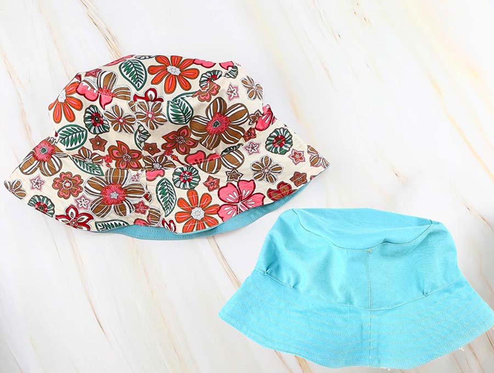 Bucket Hat Sewing Pattern, Summer Hat Sewing Pattern, Easy Bucket Hat ...