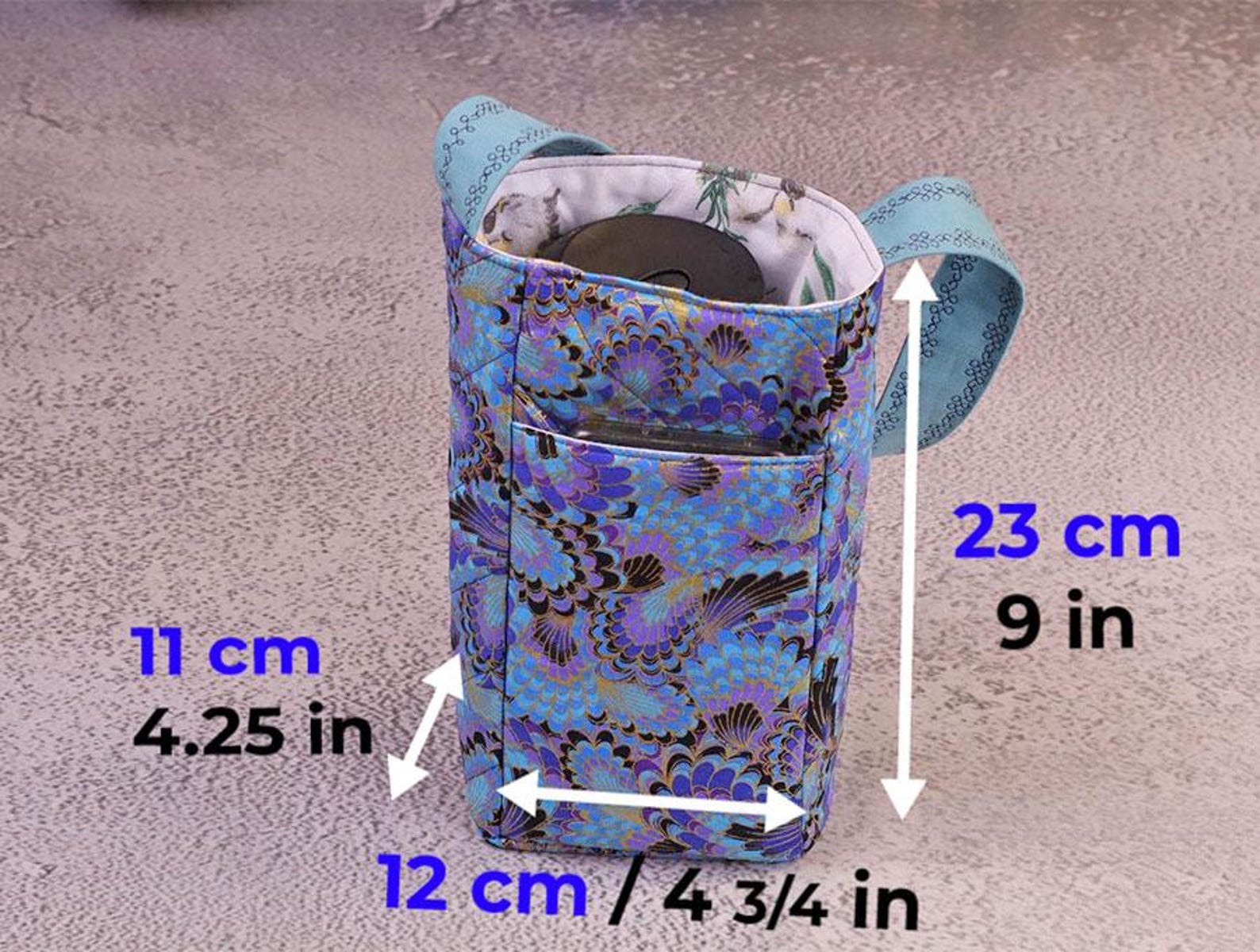 Water Bottle Holder Pattern and Tutorial, Water Bottle Carrier Sewing ...