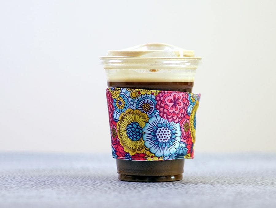 Reusable Coffee Sleeve Sewing Pattern, Coffee Cup Cozy Sewing Pattern ...