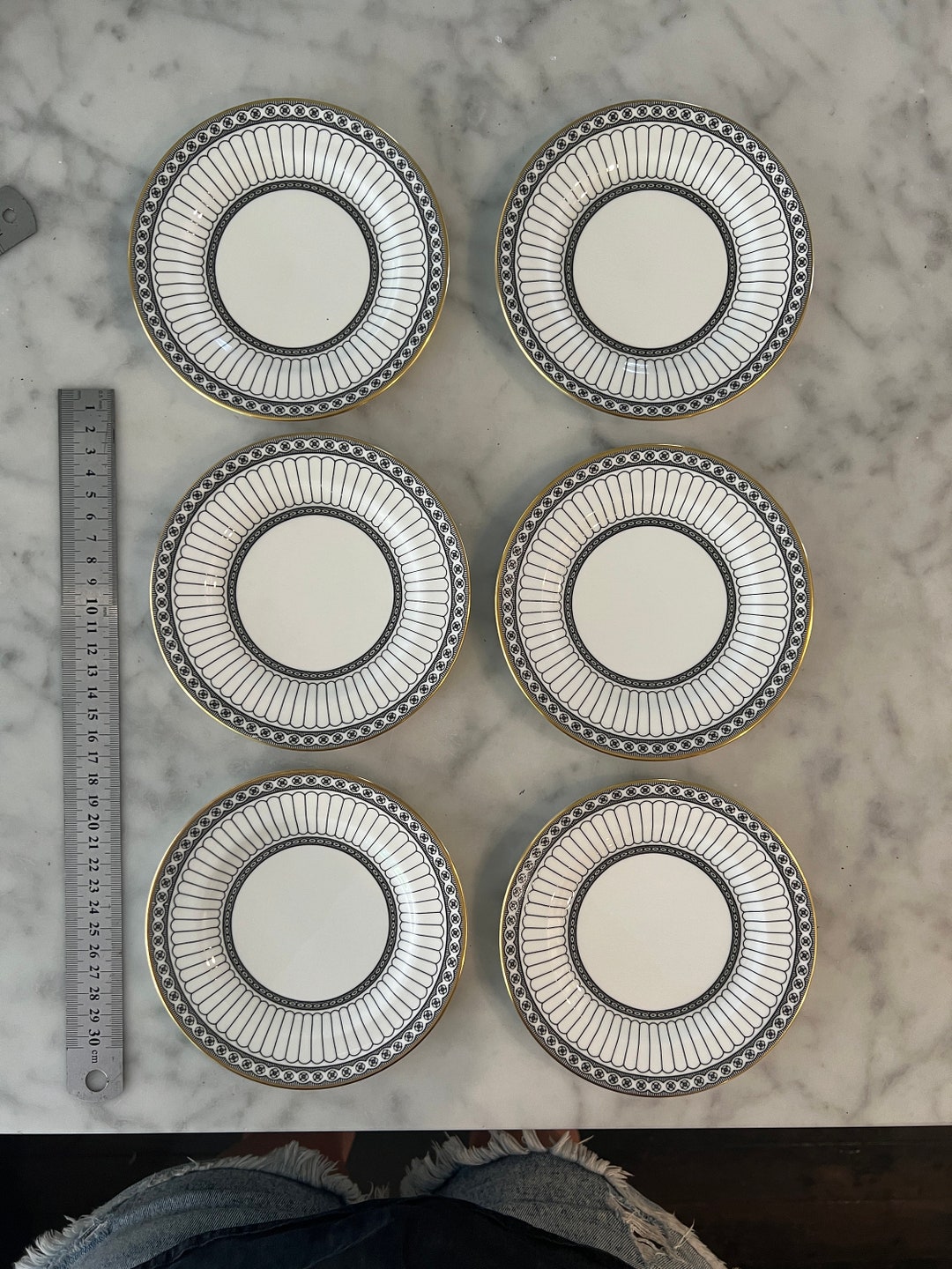 Wedgwood Colonnade Black, Side Plate bread/butter - Etsy