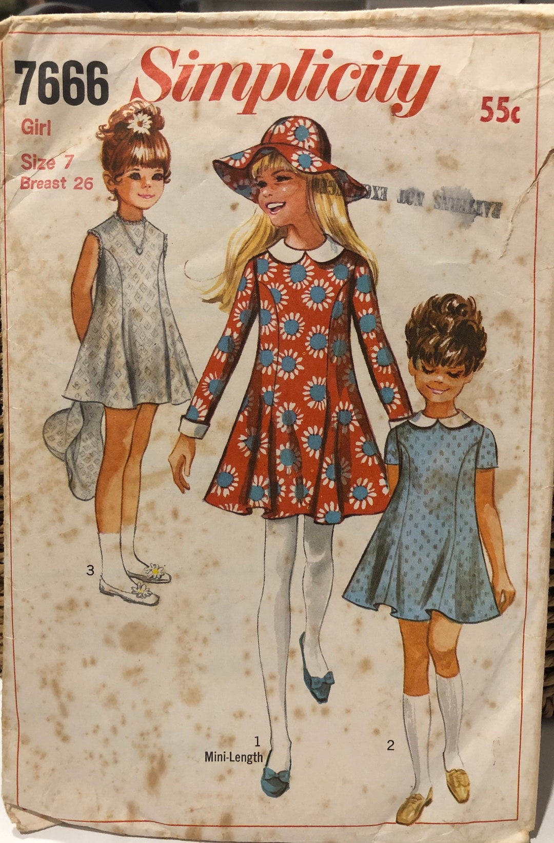 Vintage / Retro Simplicity Children's Pattern - Etsy