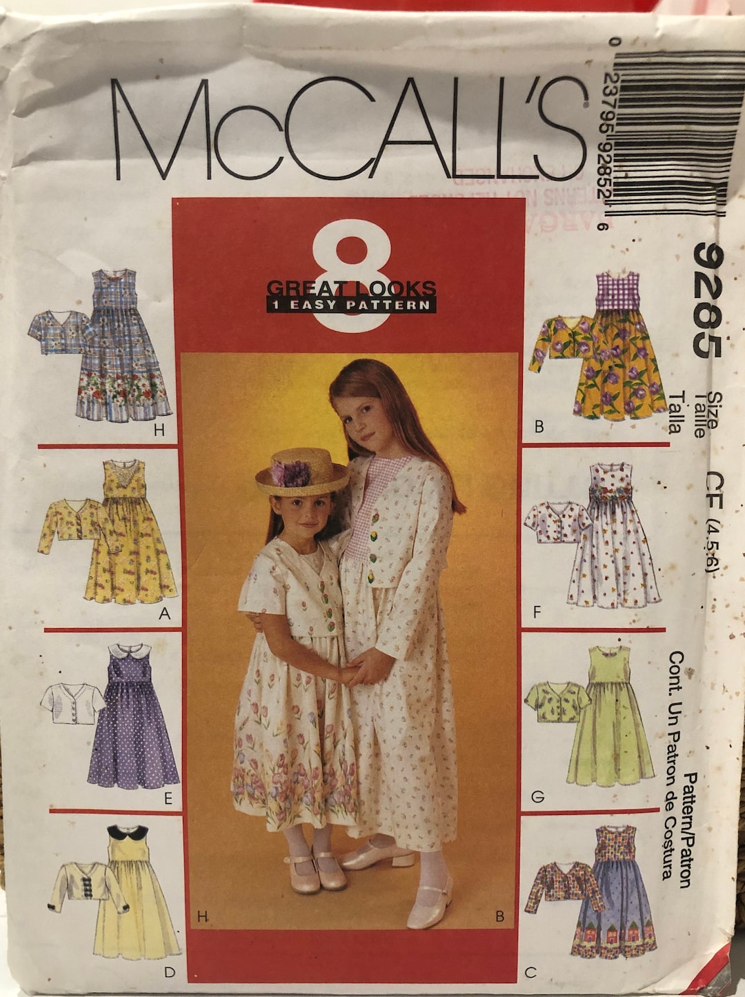 Vintage Mccall's Girls Dress Pattern - Etsy