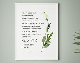 Romans 8 38 39 - Etsy