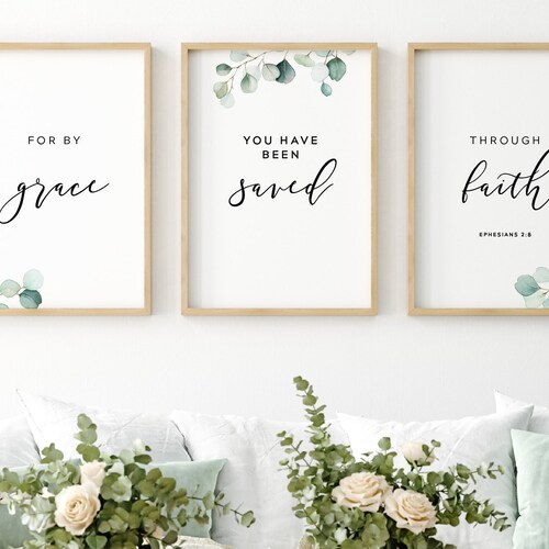 Micah 6:8 Bible Verse Wall Art Set of 3 Prints Scripture Print - Etsy