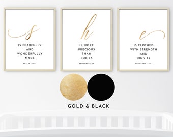 Psalm 139:14 Nursery Bible Verse Wall Art Downloadable | Etsy