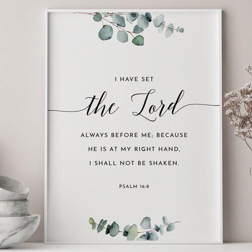 Isaiah 58:11 Bible Verse Wall Art Scripture Print Download - Etsy