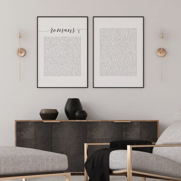 Large Scripture Wall Art - Etsy
