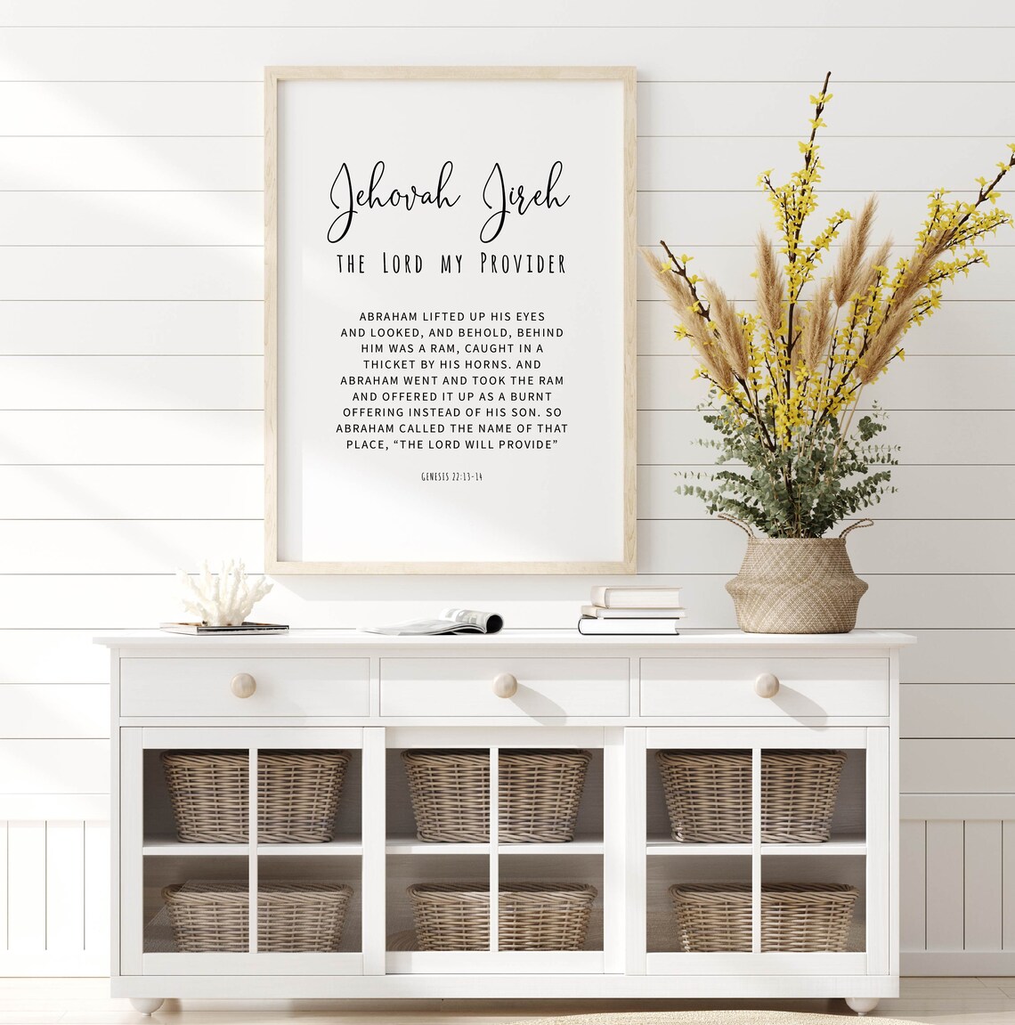 Jehovah Jireh the Lord My Provider Bible Verse Print | Etsy