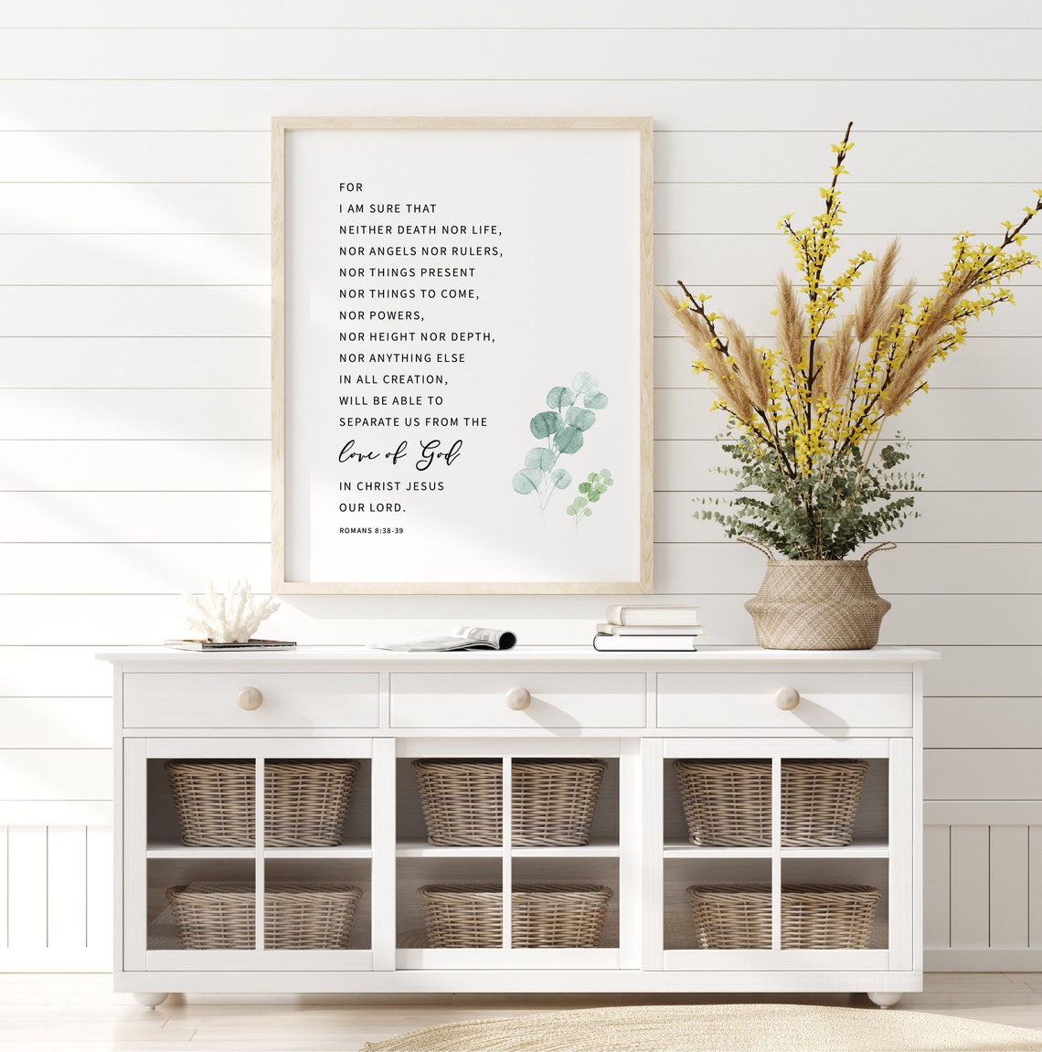 Romans 8:38-39 Bible Verse Printable Wall Art Bible Verse - Etsy