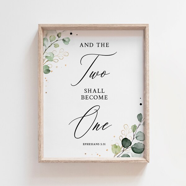 Two Shall Become One - Etsy