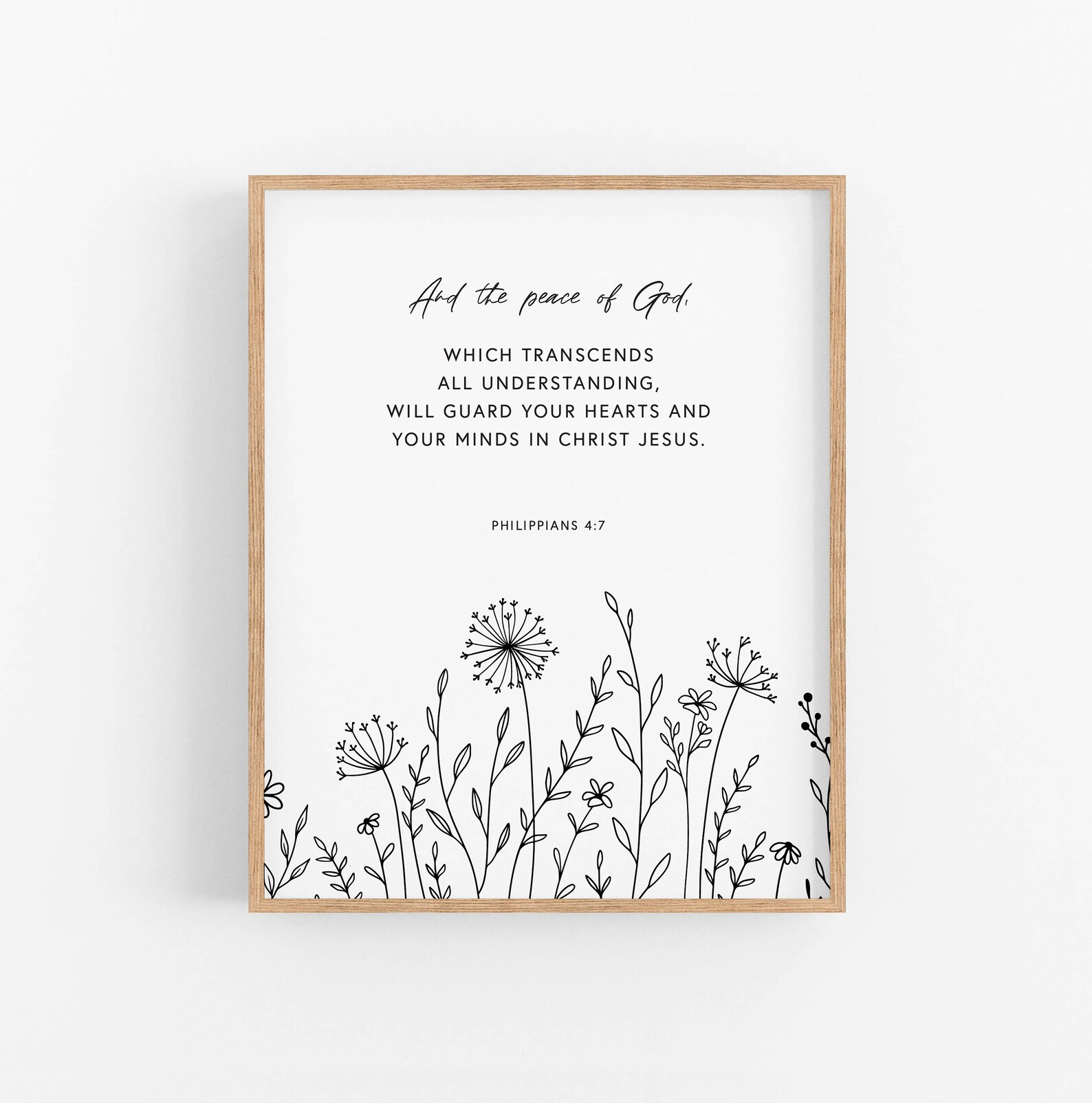 Philippians 4:4-8 Bible Verse Wall Art Set of 3 Printable - Etsy