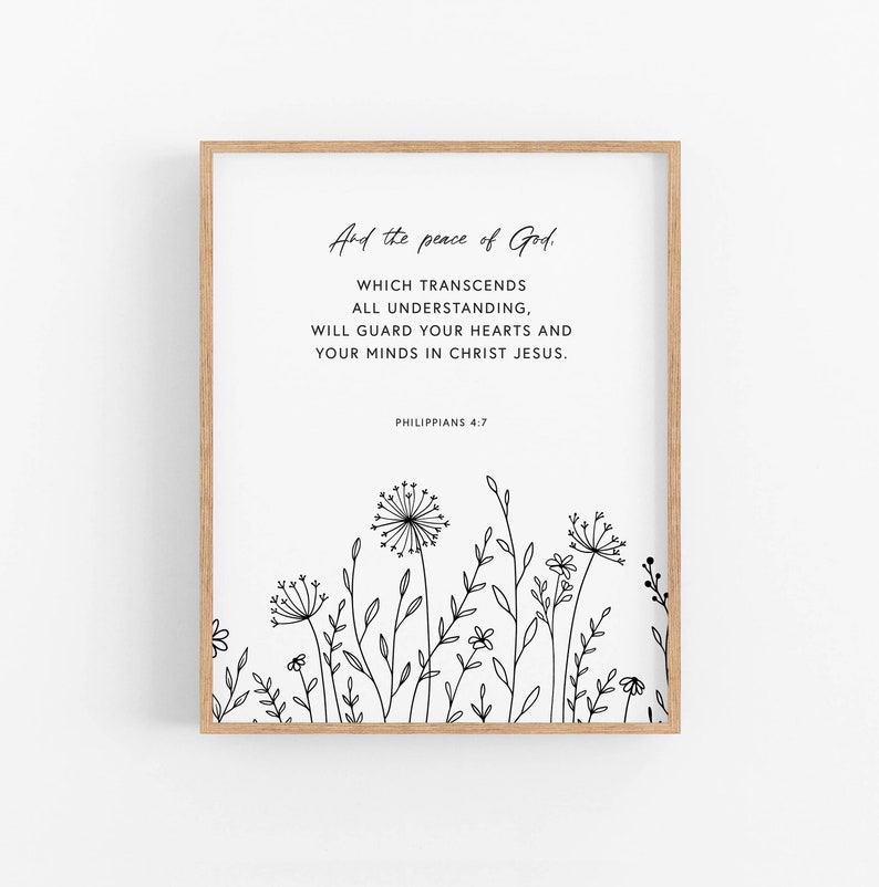 Philippians 4:4-8 Bible Verse Wall Art Set of 3 Printable - Etsy