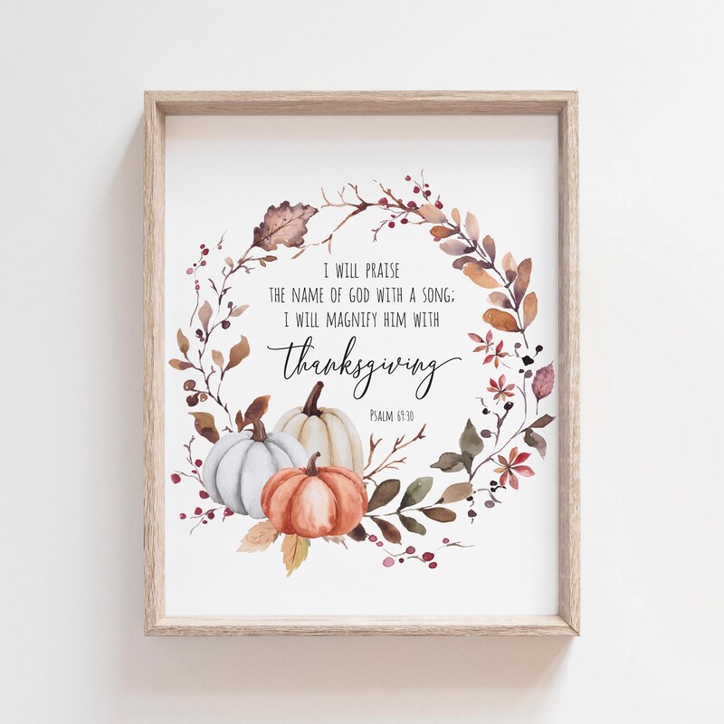 Thanksgiving Wall Decor - Etsy