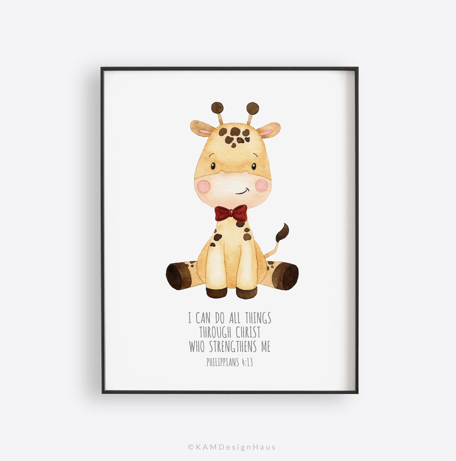 Joshua 1:9 Nursery Bible Verse Wall Art, Set of 3 Printable Wall Art ...